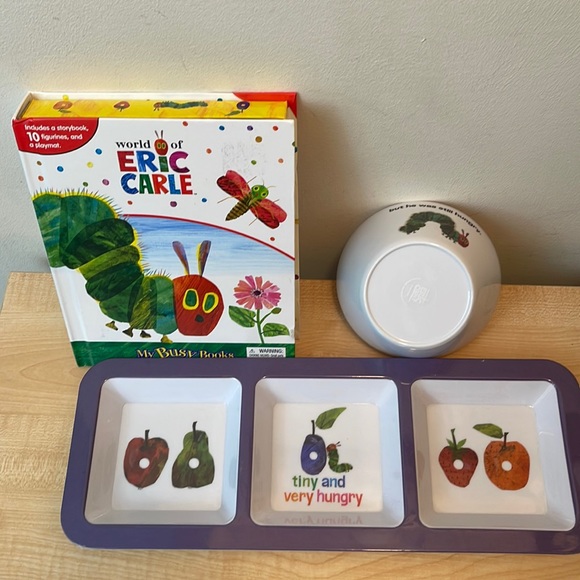 Other | World Of Eric Carle My Busy Book Plate And Bowl Bundle | Poshmark